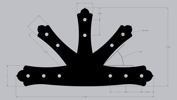 FC4 Steel Timber Connector Plate – Timberplates