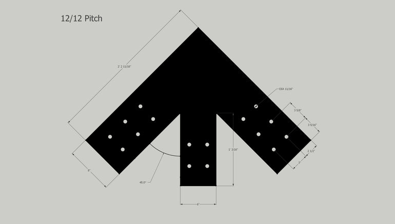 The Sierra Collection of Steel Timber Truss Plates – Timberplates