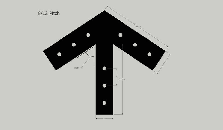 The Taiga Collection of Steel Timber Truss Plates – Timberplates