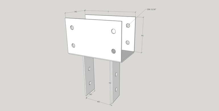 Steel Timber Column Caps & Column Bases – Timberplates