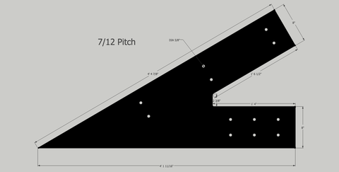 Custom Steel Timber Truss Plates – Timberplates